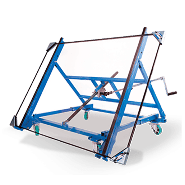Curved Glass Trolley - Hird Sales