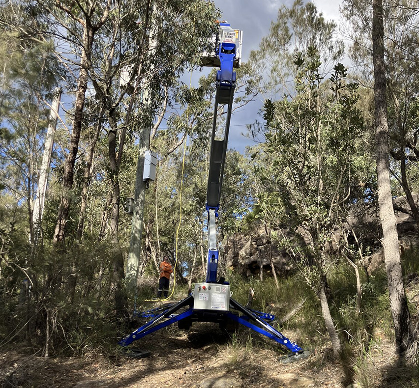 Octoplus 21 Tracked Spider Lift: Agile Performer in Woodland - Hird Sales